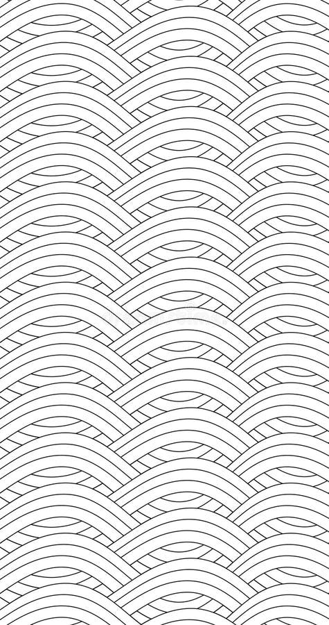 Waves Lines. Textile Pattern Texture Background Vertical Stock ...