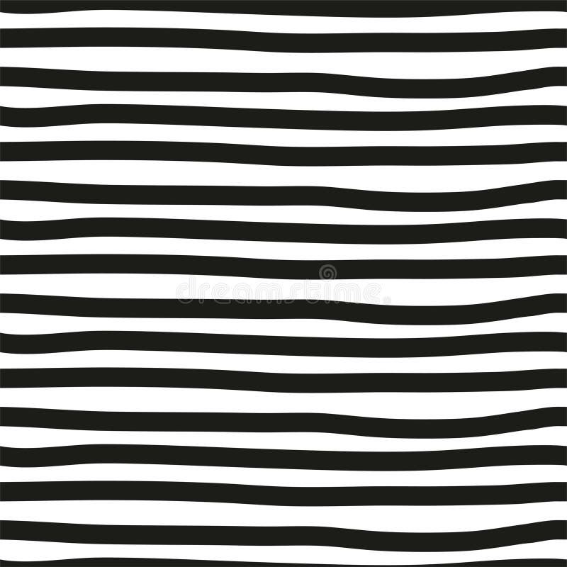 Black Wavy Horizontal Striped Lines Stock Illustrations – 1,445 Black ...