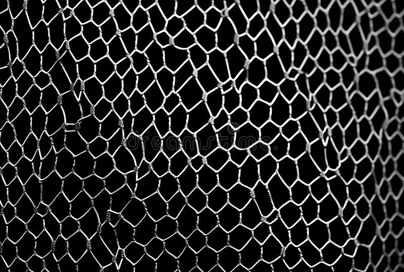 Black and White Fishnet Pattern for Design Stock Illustration ...