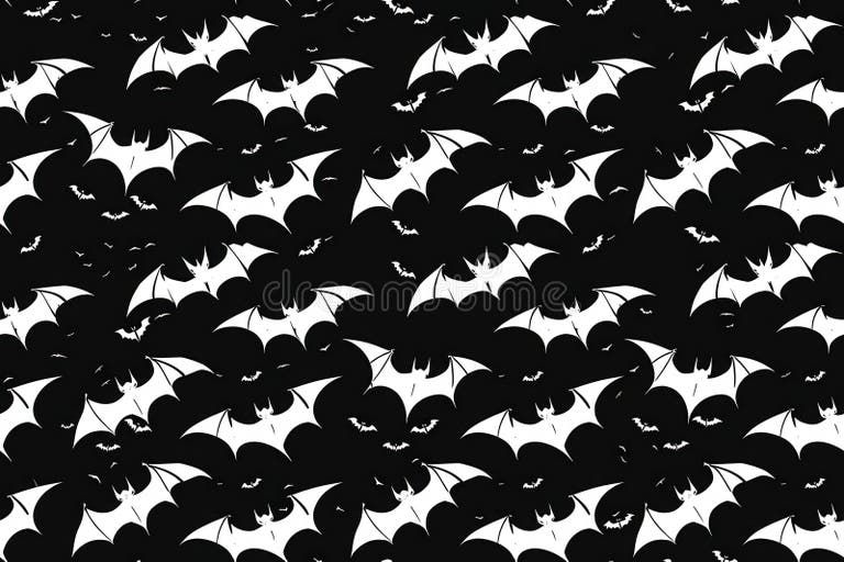 Flying Bats Pattern stock illustration. Illustration of flying - 342125129