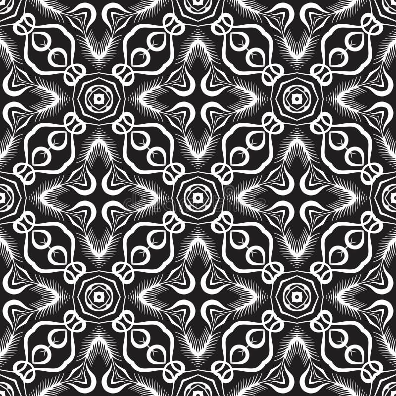 Black and White Pattern. Simple Rangoli Pattern. Vector Pattern. Diwali ...