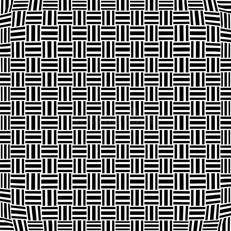 Black and White Pattern Vector. Illustration Isolated on White ...