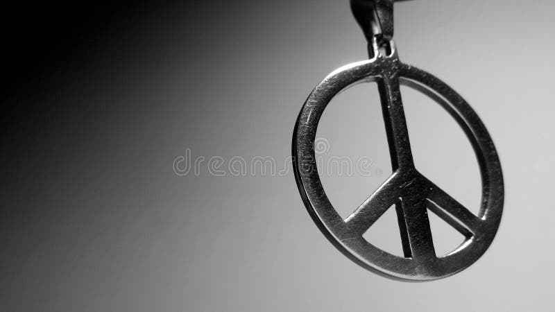 Black & white Peace stock photo. Image of peace, steel - 52250948