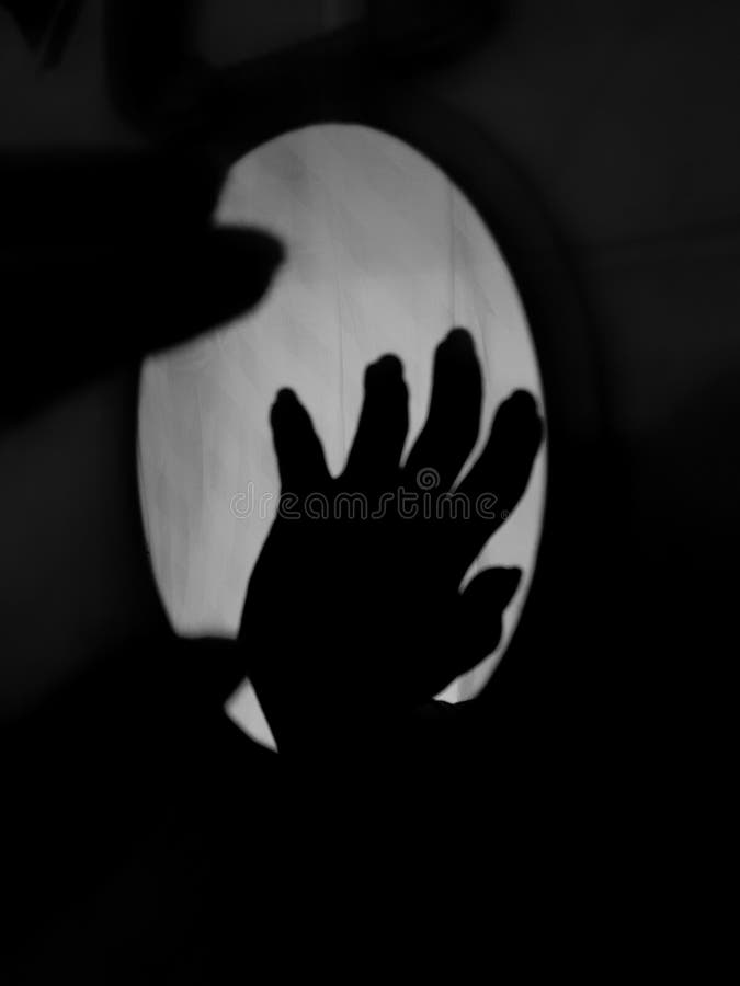 Black and White Photo of a Hand Stock Image - Image of fingers, white ...