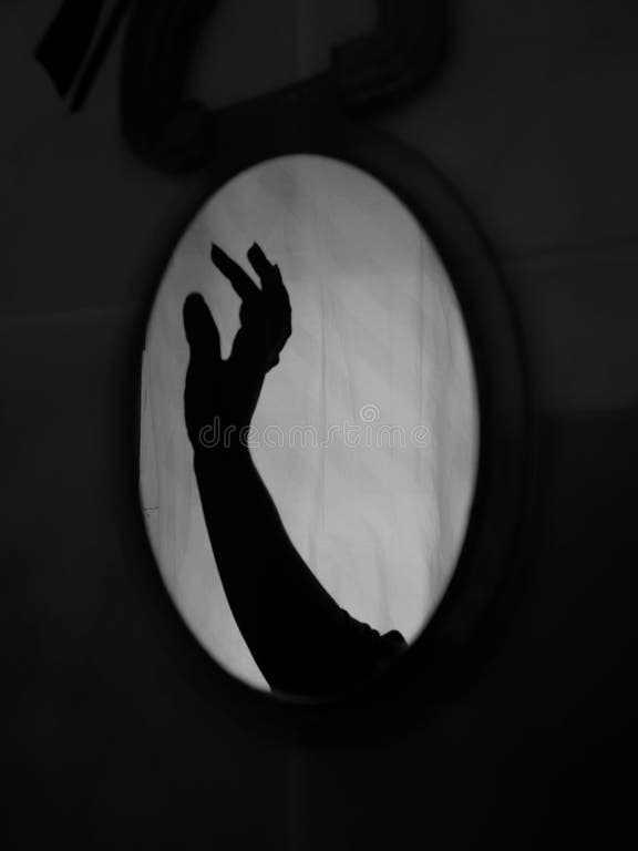 Black and White Photo of a Hand Stock Image - Image of black, darkness ...