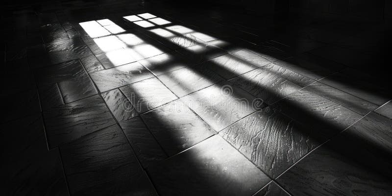 Black and White Photo of Light Shining through a Window, Suitable for ...
