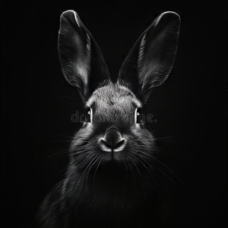 Black Rabbit Wallpaper