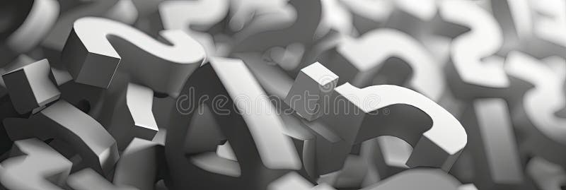 A Black and White Photo Shows a Stack of Letters and Numbers Stock ...