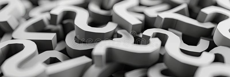 A Black and White Photo Shows a Stack of Letters and Numbers Stock ...