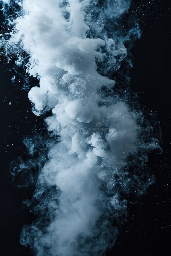 Black and White Photo of Smoke Billowing Out of a Pipe. Suitable for ...