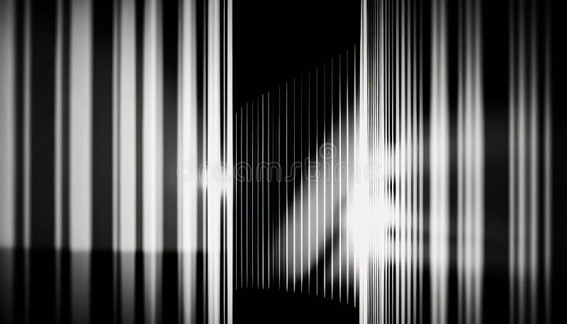 Black and White Photo of Some Lines. Generative AI Stock Image - Image of effect, bright: 271822243