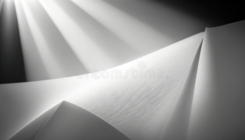 A Black and White Photo of a Sunbeam in the Sky Stock Illustration ...
