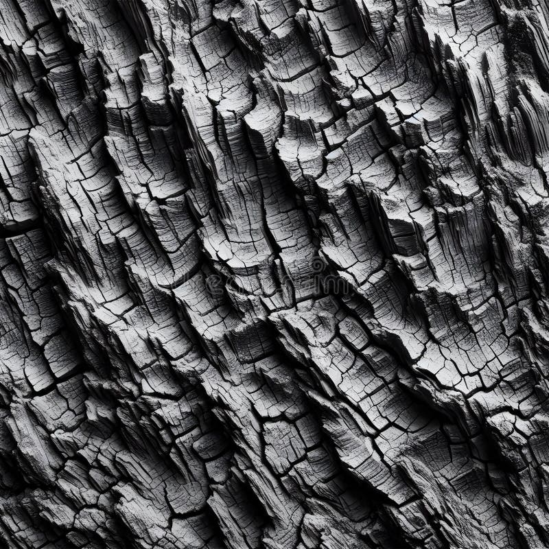 A Black and White Photo of a Tree with the Word B on it Stock ...