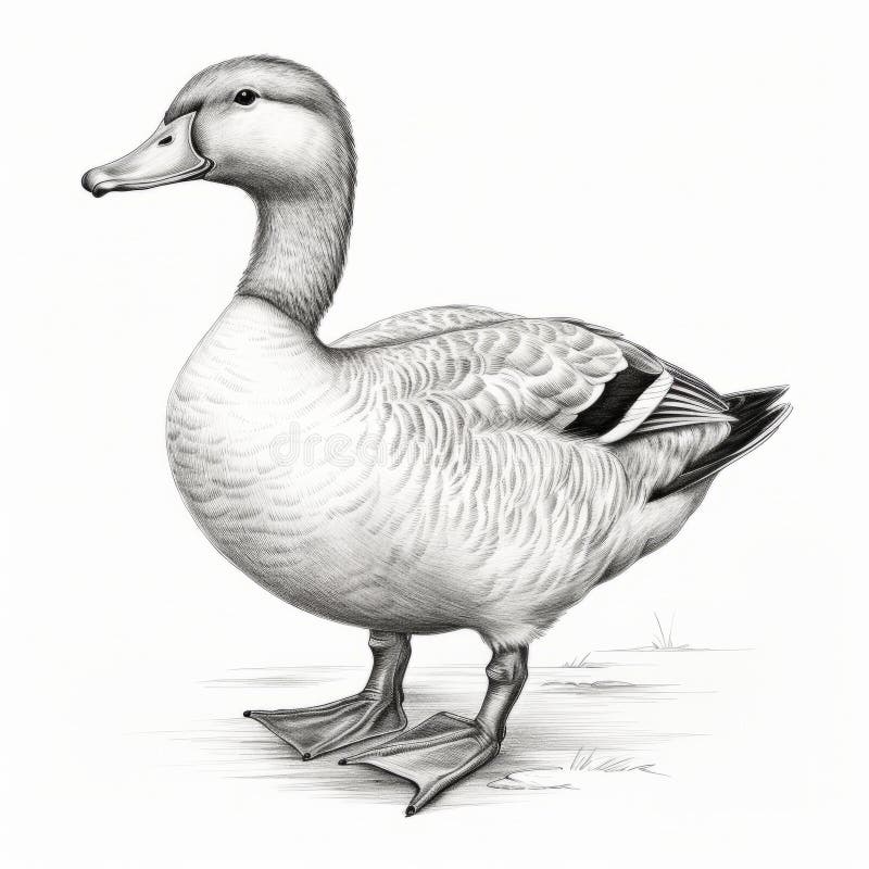 Detailed Drawings Of Ducks