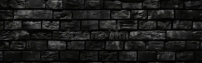 Monochrome Brick Wall stock illustration. Illustration of architecture ...