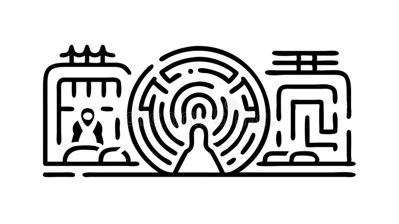 Temple Pictogram Vector Stock Illustrations – 2,529 Temple Pictogram ...