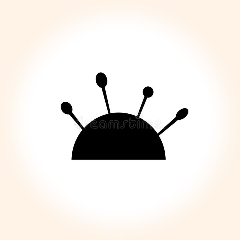 Black and White Pincushion Sign Stock Vector - Illustration of sample ...