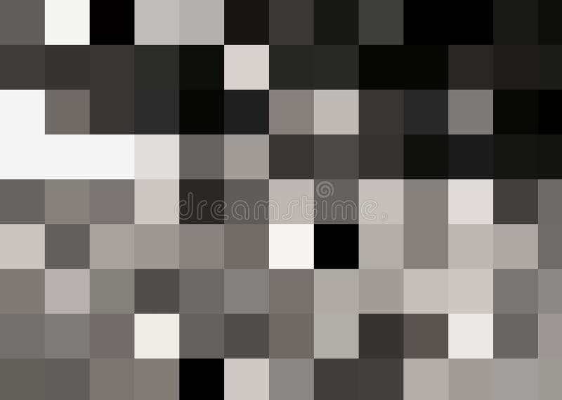 Black and White Pixel Image Stock Image - Image of greyscale, colour ...