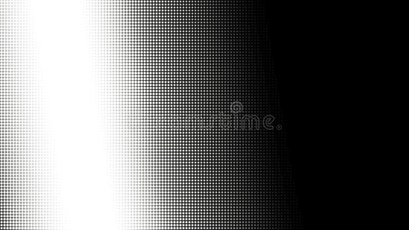 Black and White Pixelated Gradient with Bright Central Light Focus ...