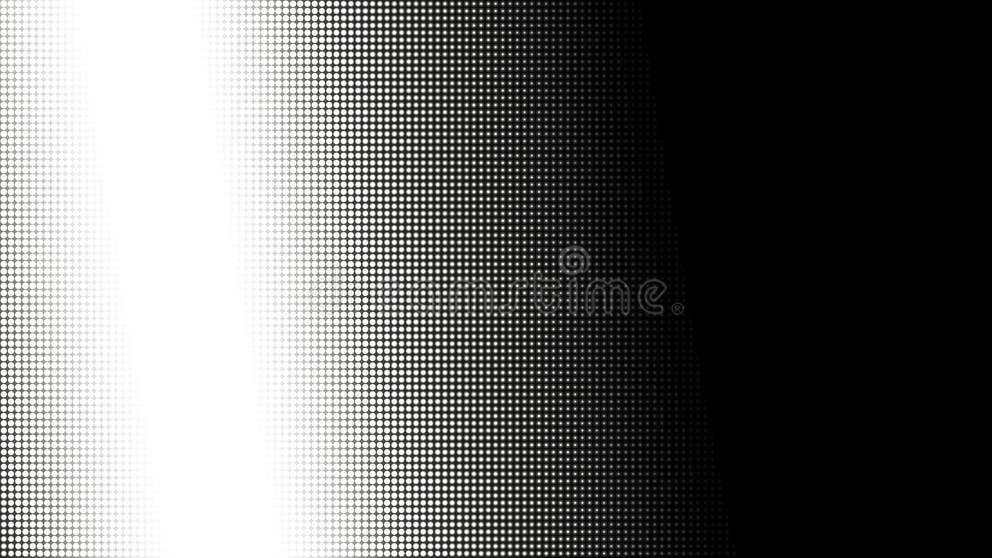Black and White Pixelated Gradient with Bright Central Light Focus ...
