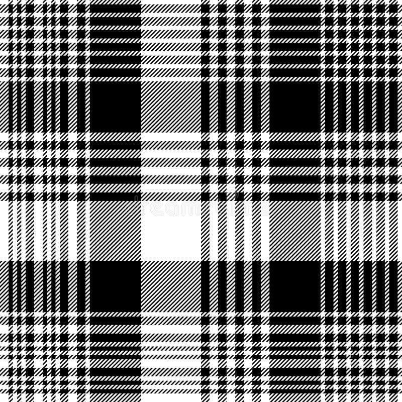 Checked Plaid Fabric Seamless Pattern Stock Vector - Illustration of ...