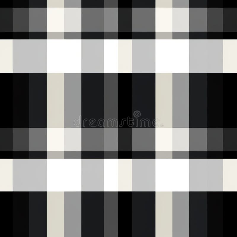 Black and White Plaid Fabric: Digital Gradient Blends and Nature ...