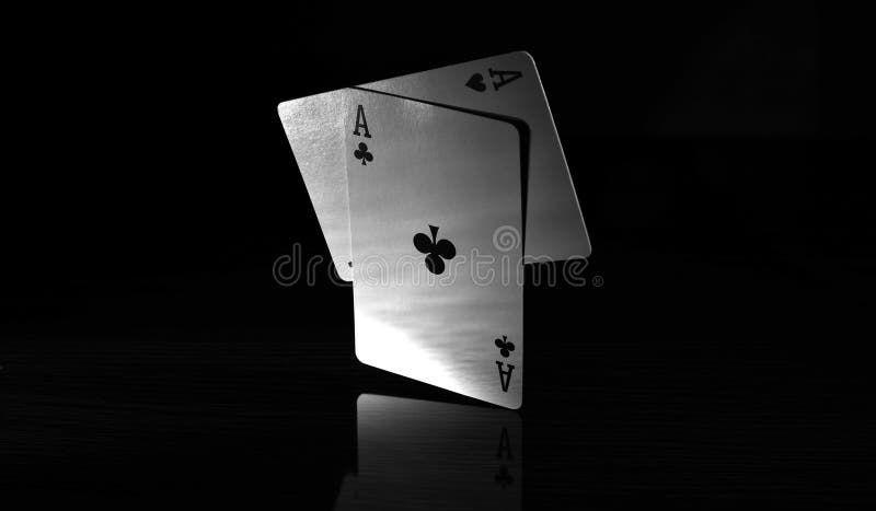 Black and White Playing Cards. Stock Image - Image of entertainment ...