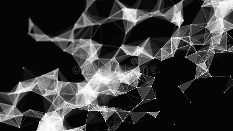 Black White Plexus with Dots, Lines, Triangles. Background Information ... Black White Plexus with Dots, Lines, Triangles. Background Information ...