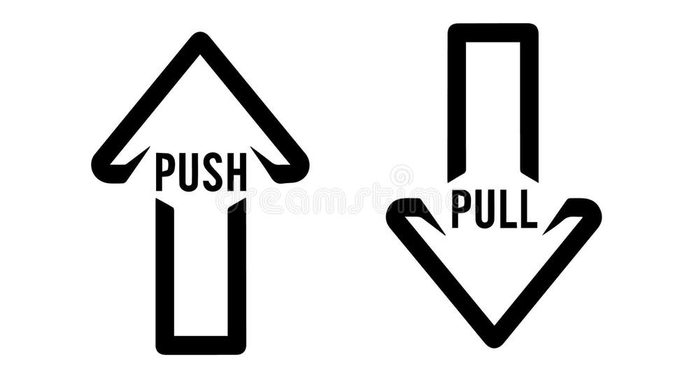 Push Pull Stock Illustrations – 4,855 Push Pull Stock Illustrations ...