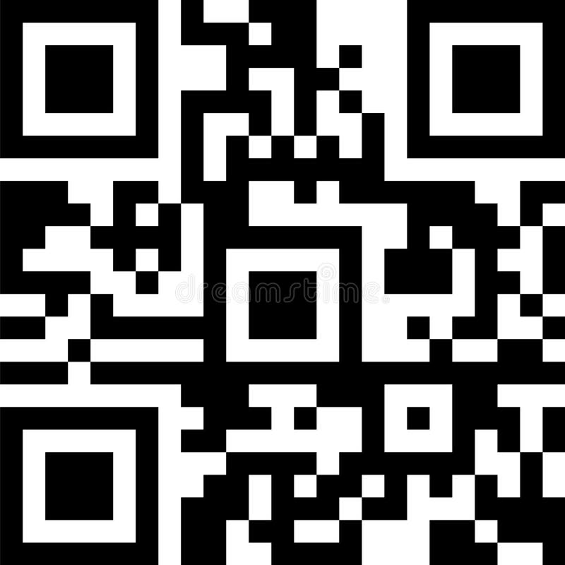 Black and White Qr Code Offering a Striking Visual Representation of ...