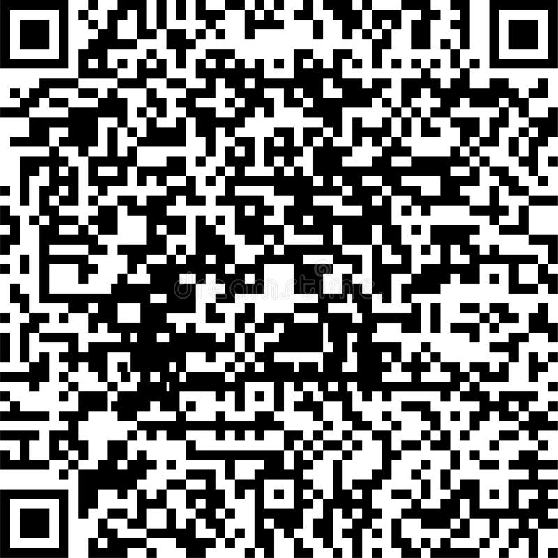Black and White Qr Code Symbol Representing Encoded Data for Scanning ...