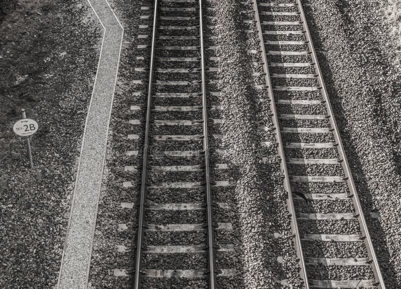 Black and White Railway in Leeds Beeston Oct 2016,Uk Stock Image ...