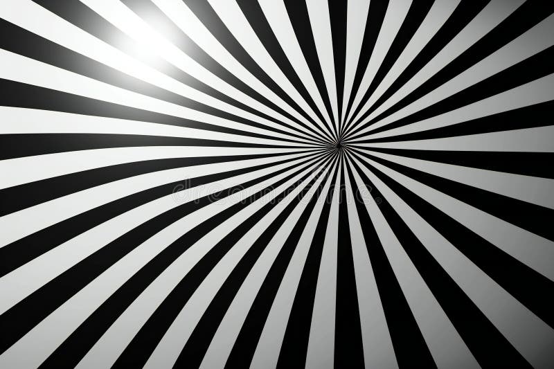 Black and White Rays on the White Background Stock Illustration ...