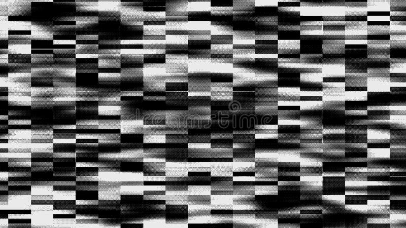Black and White Rectangle Pixels. Stock Illustration - Illustration of ...