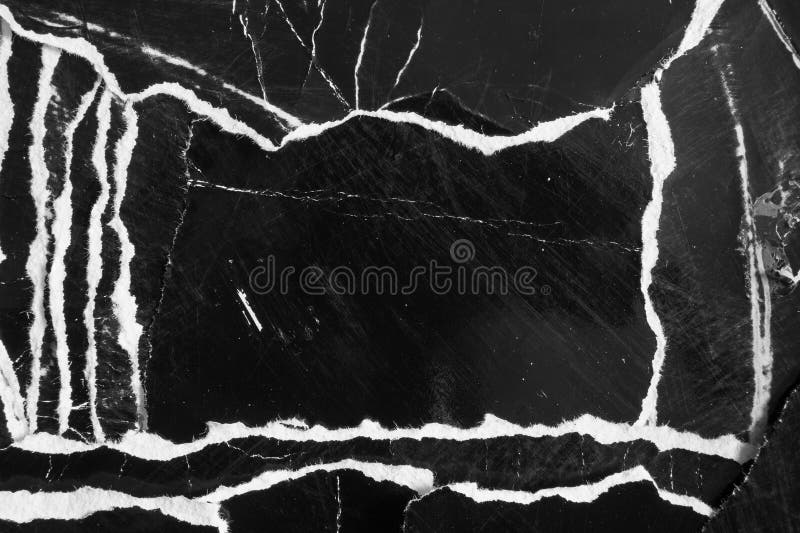 Black and White Rectangular Frame Made of Jagged Edge Torn Paper Stock ...