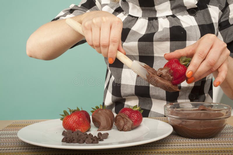 Black and White and Red All Over Stock Image - Image of dessert ...