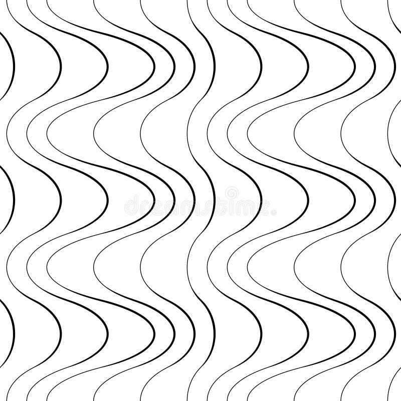 Black and White Regular Line Texture. Minimalistic Decorative Gr Stock ...