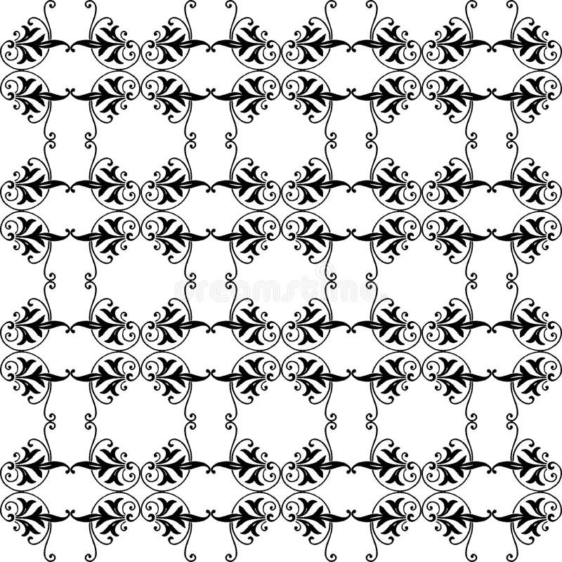 Black and White Repeat Pattern and Vector Image Stock Vector ...