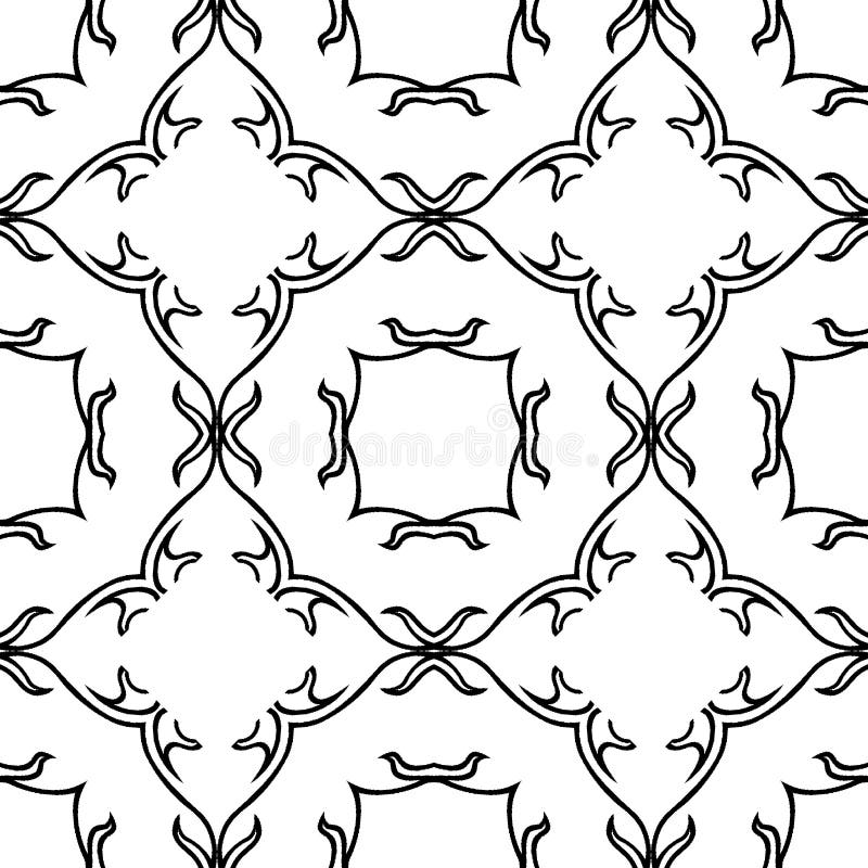 Black and White Repeat Pattern and Vector Image Stock Vector ...