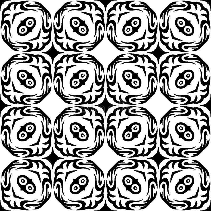 Black and White Repeat Pattern and Vector Image Stock Vector ...