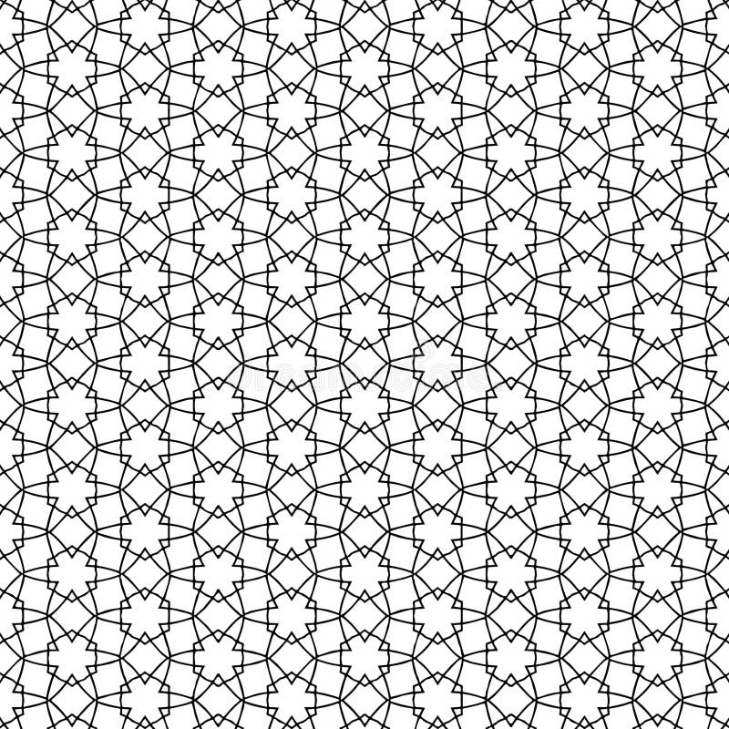 Black and White Repeat Star Pattern Translucent Stock Image ...