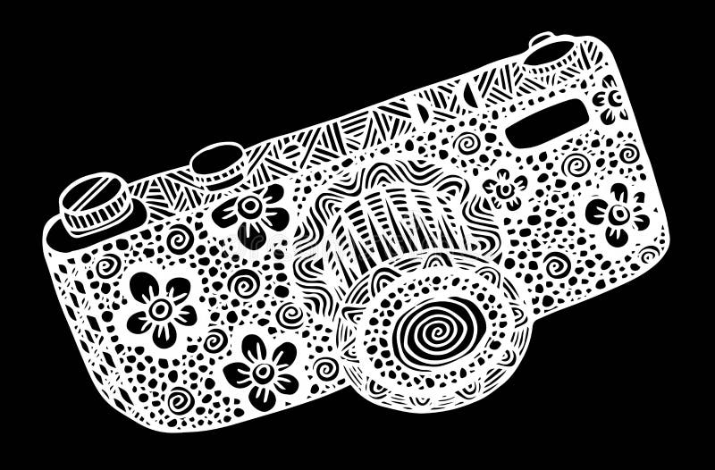 Camera Zentangle Stock Illustrations – 48 Camera Zentangle Stock ...