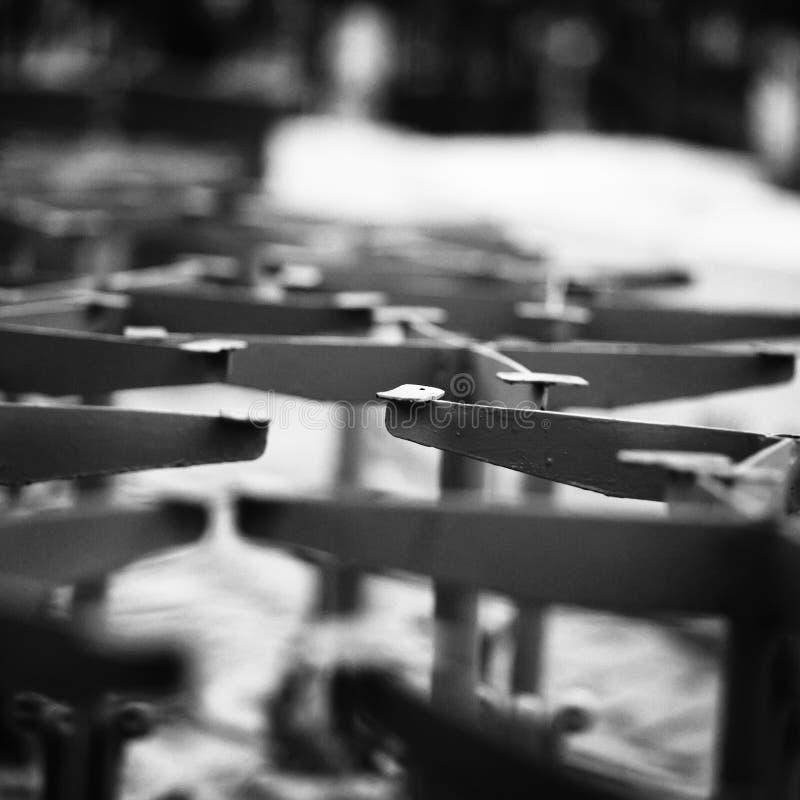 Black and White Rhythmic Composition. Rhythmic and Contrasting ...