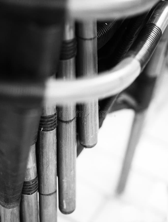 Black and White Rhythmic Composition of Chairs. Rhythmic and ...