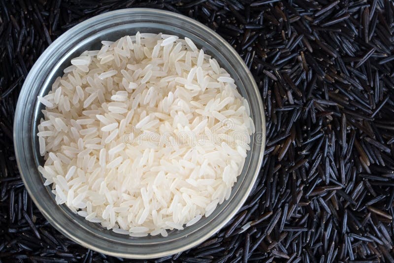 Black and white rice stock photo. Image of nature, white - 11260382