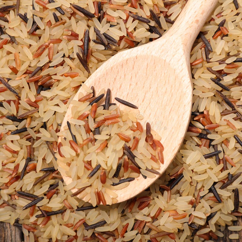 Black and white rice stock photo. Image of white, black - 72825404