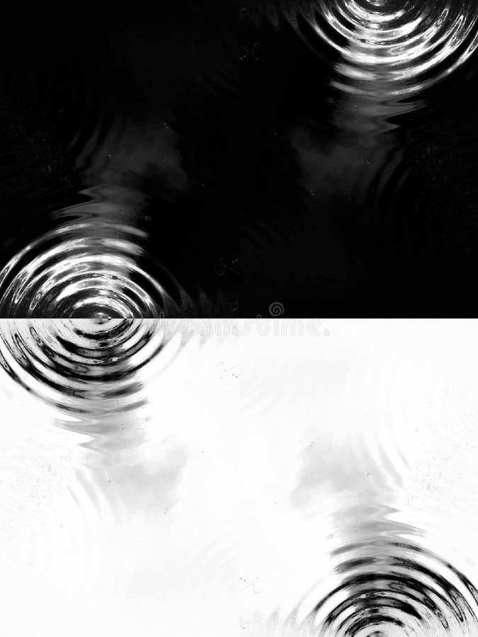 Black and White Ripple Abstract Stock Illustration - Illustration of ...