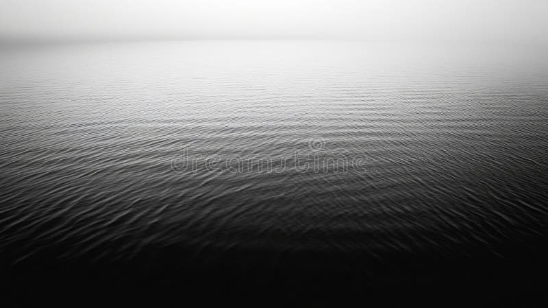 Black and White Ripples on the Surface of Water Stock Illustration ...