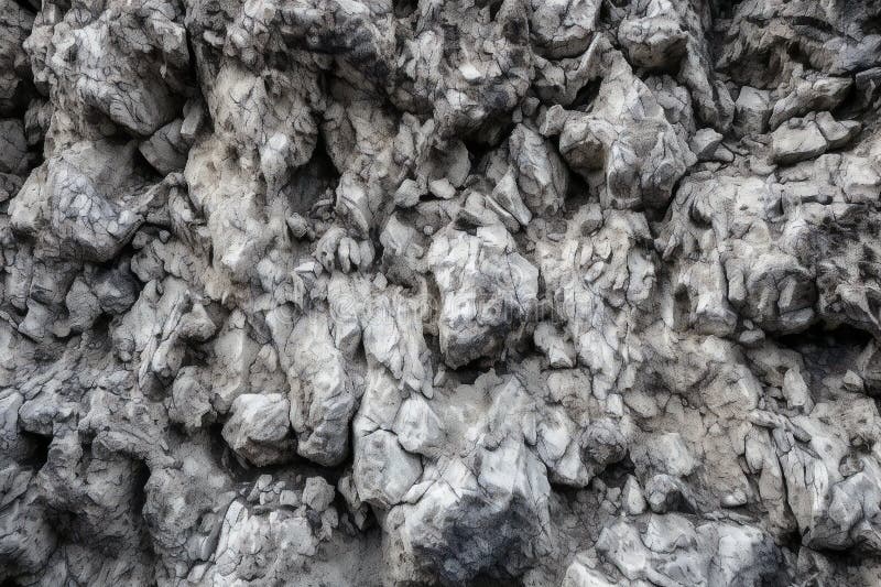 Black and White Rock Texture Background, Close Up of Rock Texture Stock ...