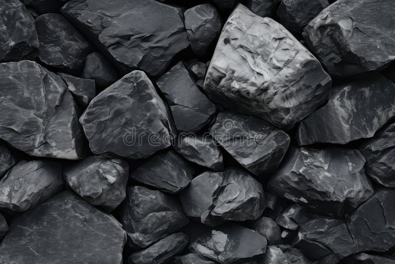 Black White Rock Texture Dark Gray Stone Granite Background Stock ...